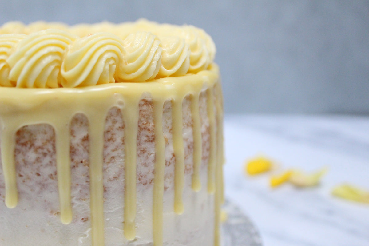 Lemon drip cake – AJ's Cakes and Bakes